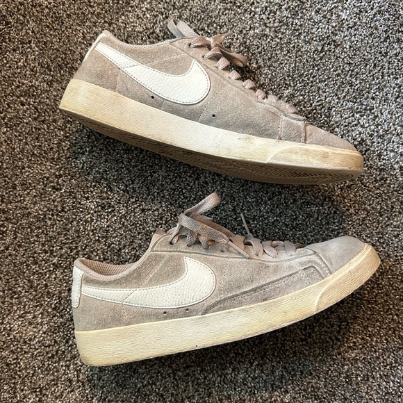 Nike | Shoes | Nike Tan Suede Sneakers | Poshmark